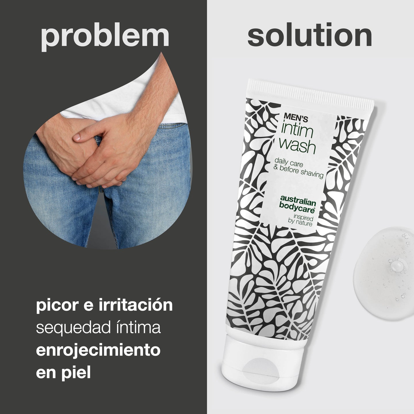 Jabón íntimo para hombres – Contra olor, picazón e irritaciones